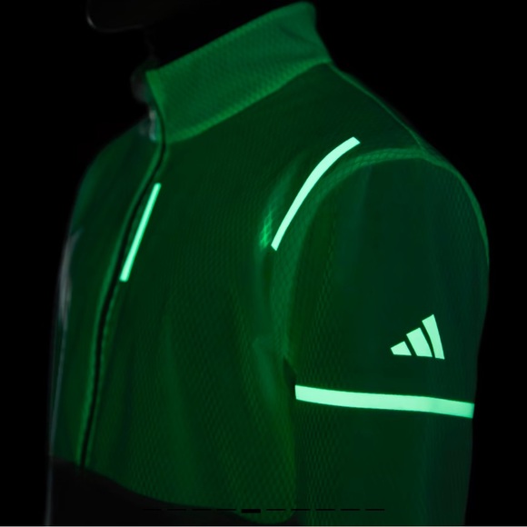 adidas | Jackets & Coats | Adidas Glow In The Dark Running Jacket ...